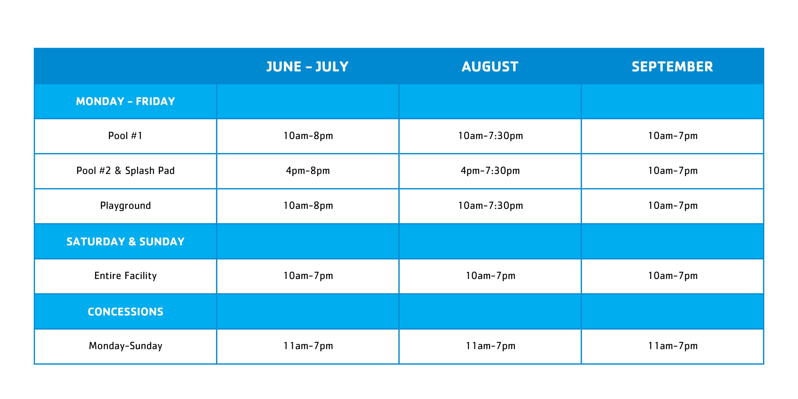 Outdoor Aquatic Center and Pools - South Shore YMCA
